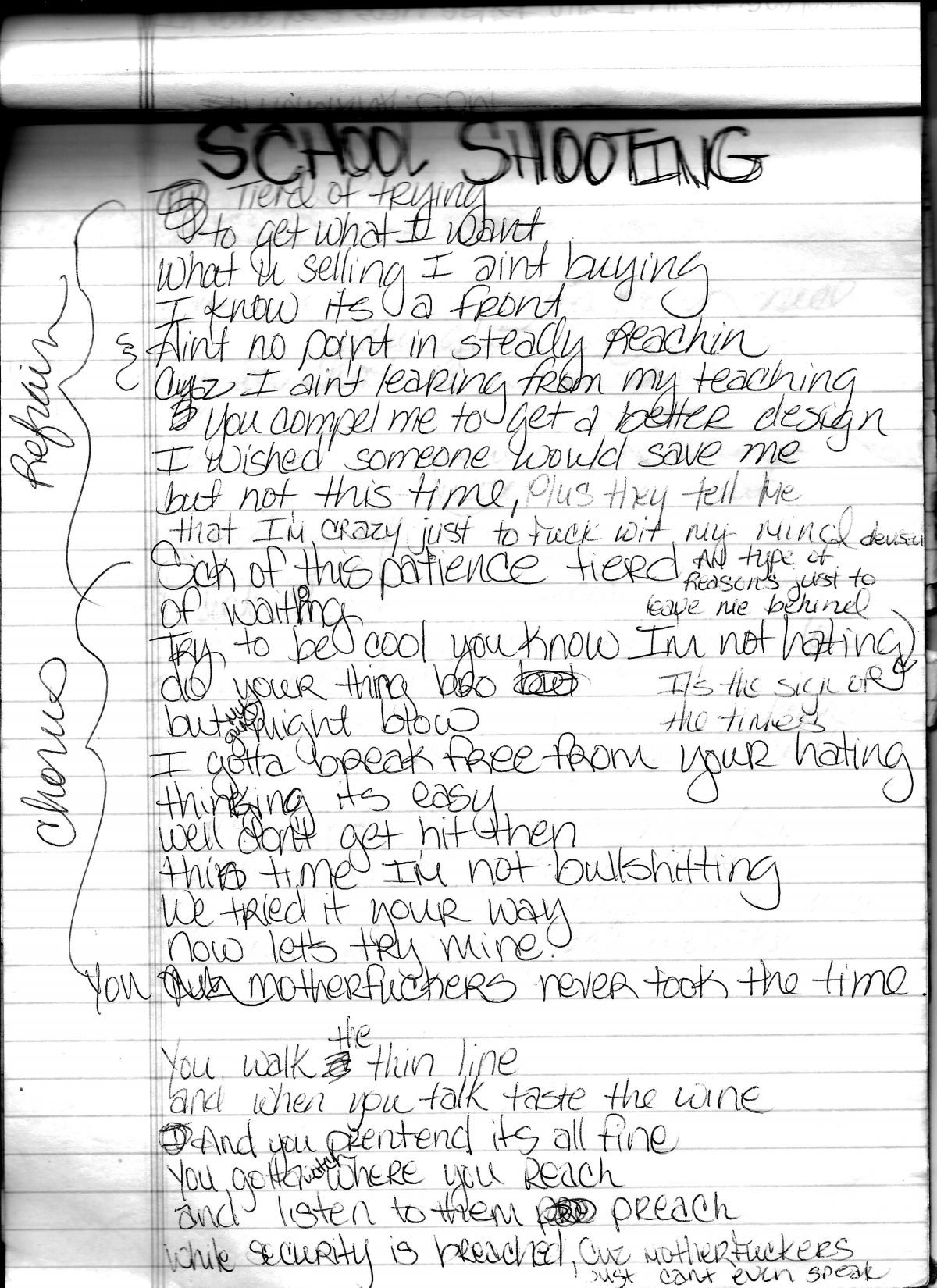 School Shootings and absentee parents (School Shooting) – Daisy Friday